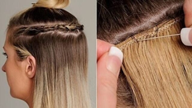 Diferencia entre Extensiones Cosidas y Extensiones